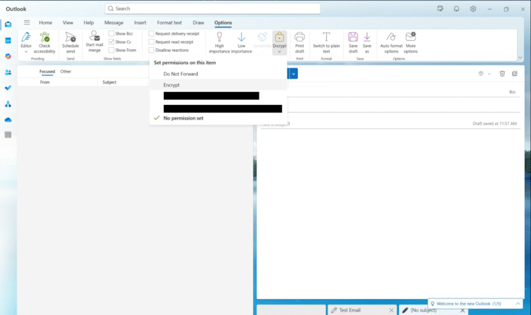 How to Encrypt Emails in the New Microsoft Outlook